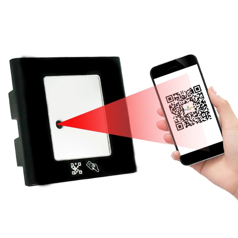 Outdoor Access Control Qr Code Rfid Scanner Em Or Mf Card Reader With Tcp Ip Wiegand 26/34 Usb ...