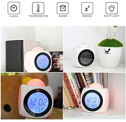 Custom Clear And Loud English Voice Talking Analog Alarm Clock Keychain ...