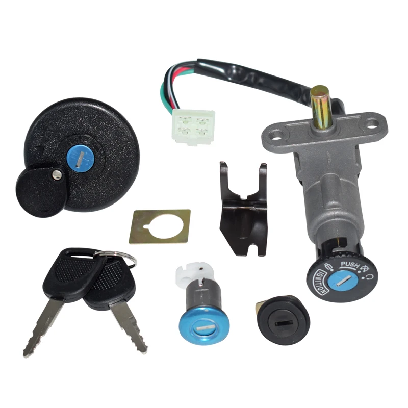 Motorcycle Ignition Switch Key Kit for GY6 50CC-150CC Scooter ...