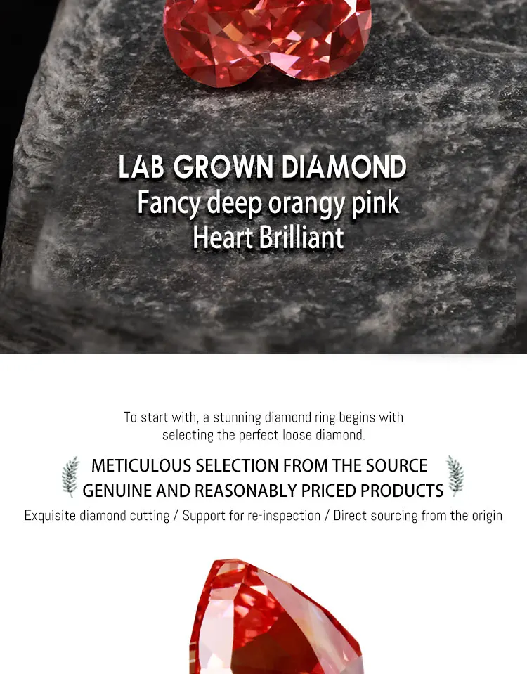 Fancy Pink Lab Diamond Igi Gia Certified Vvs Vs Synthetic Colored Loose ...