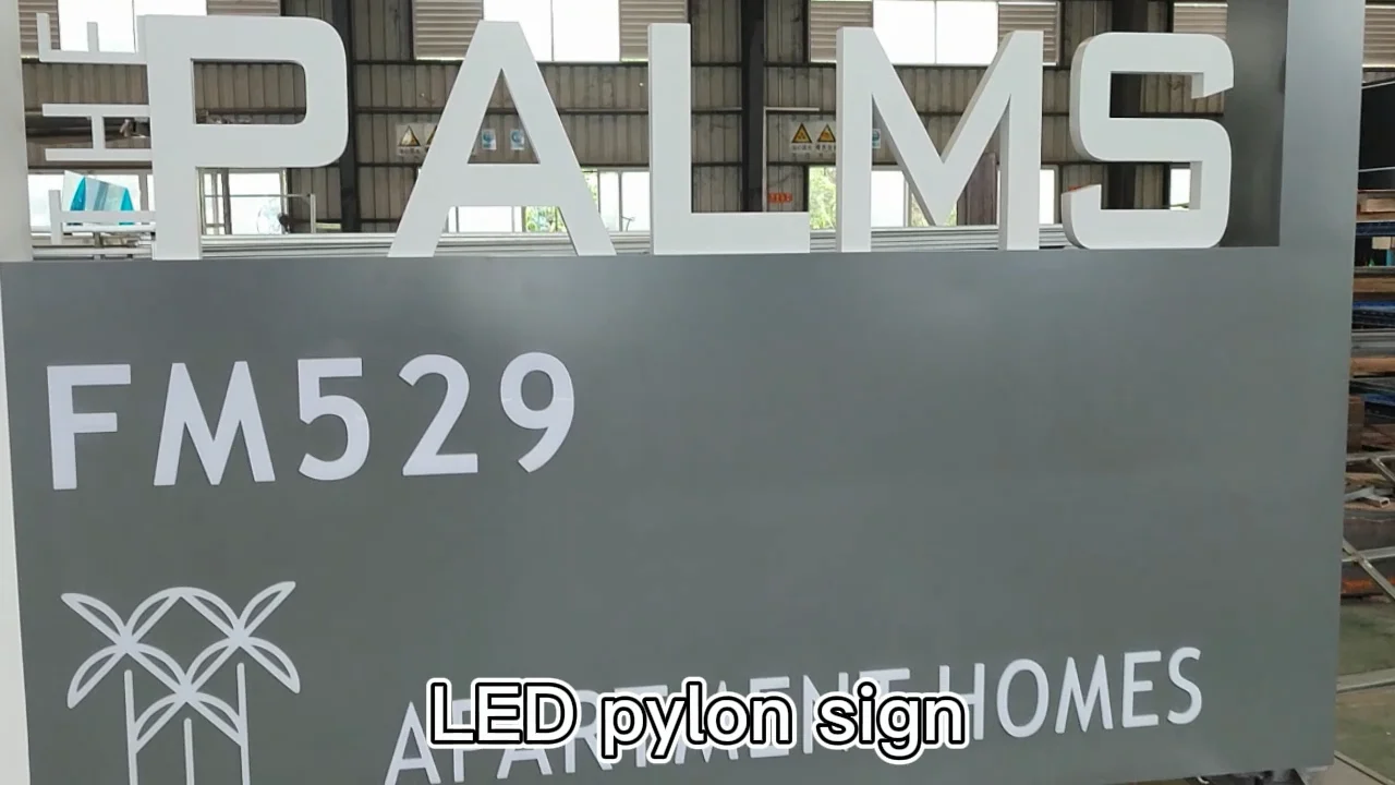 Outdoor Commercial Standing Wayfinding Directional Signgage Led Pillar ...