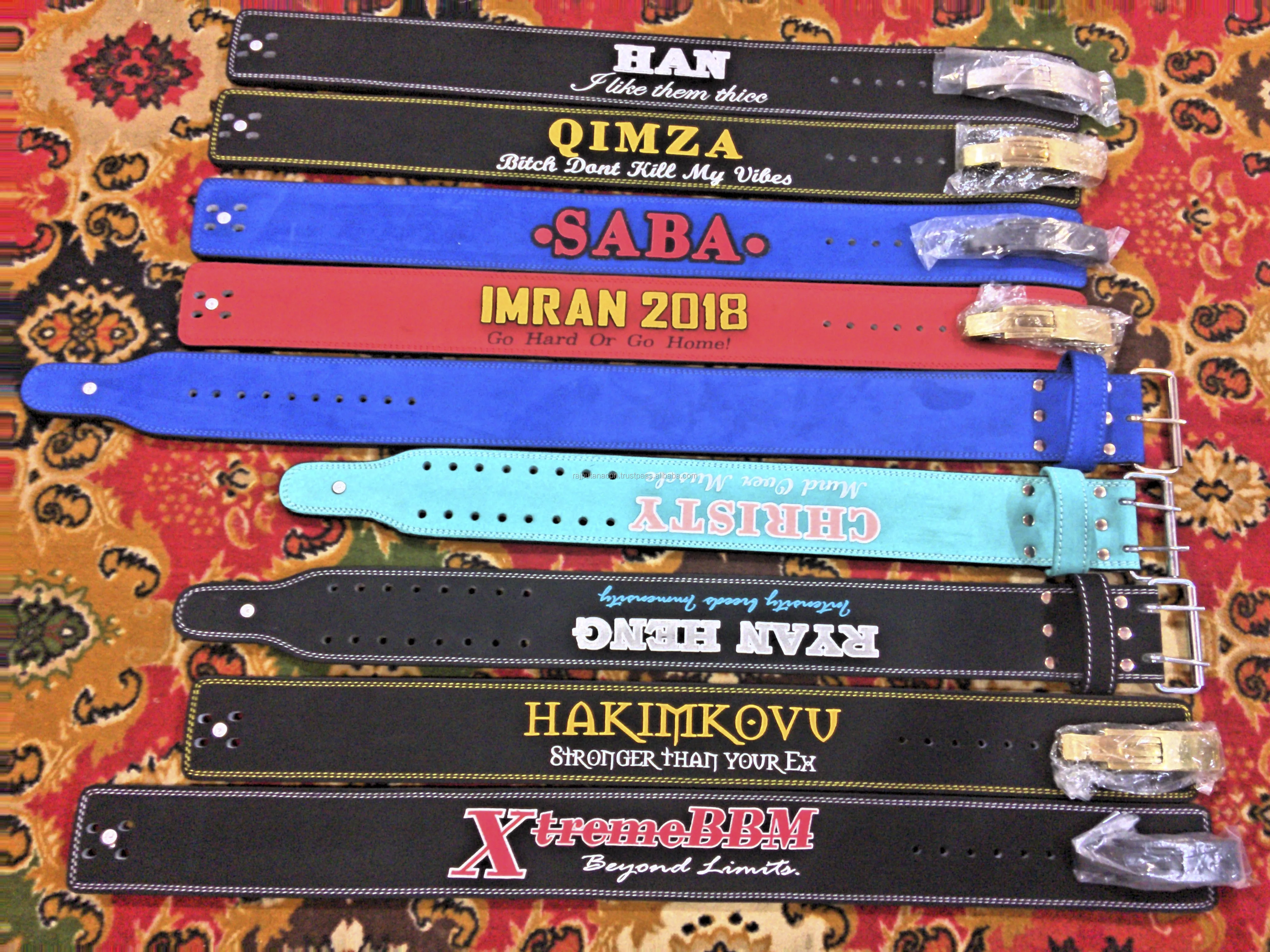 Body Builder Super Heavy Power Lifting Belts - Custom Made