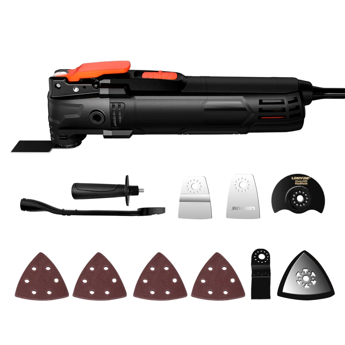 300w Oscillating Multi Tool Ac Oscillating Tool 6 Speed Black ...