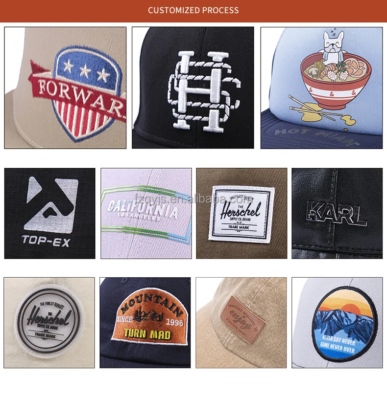 High Quality Custom 5 Panel Rubber Pvc Logo Rope Baseball Cap ...