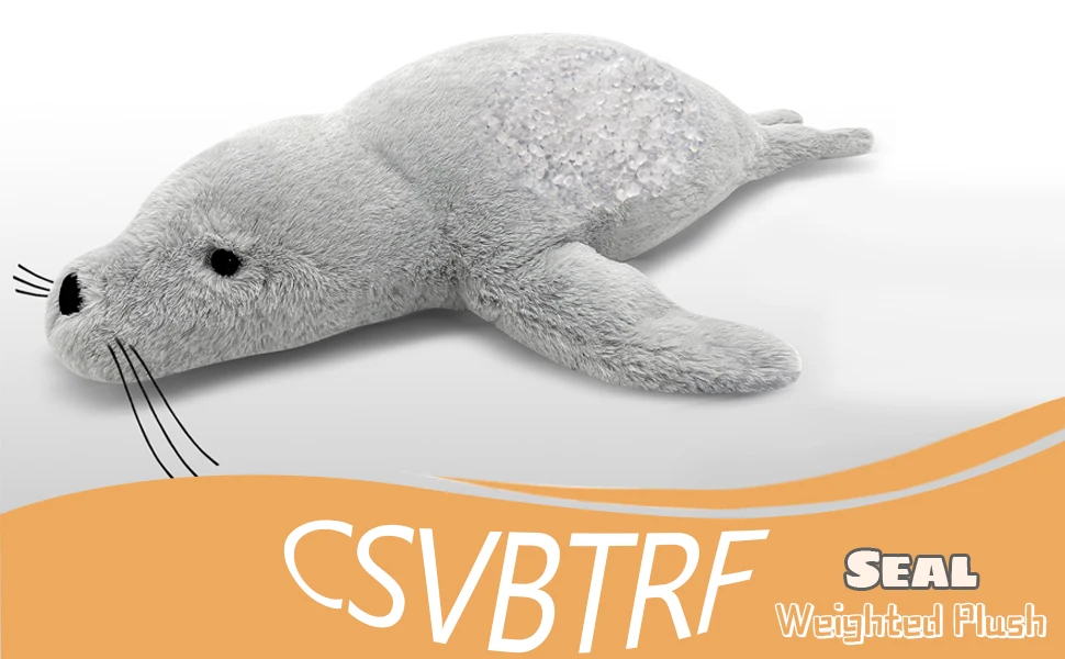 Hot Selling Seal Weighted Stuffed Animals,Gift For Kids - Grey Hug Seal ...