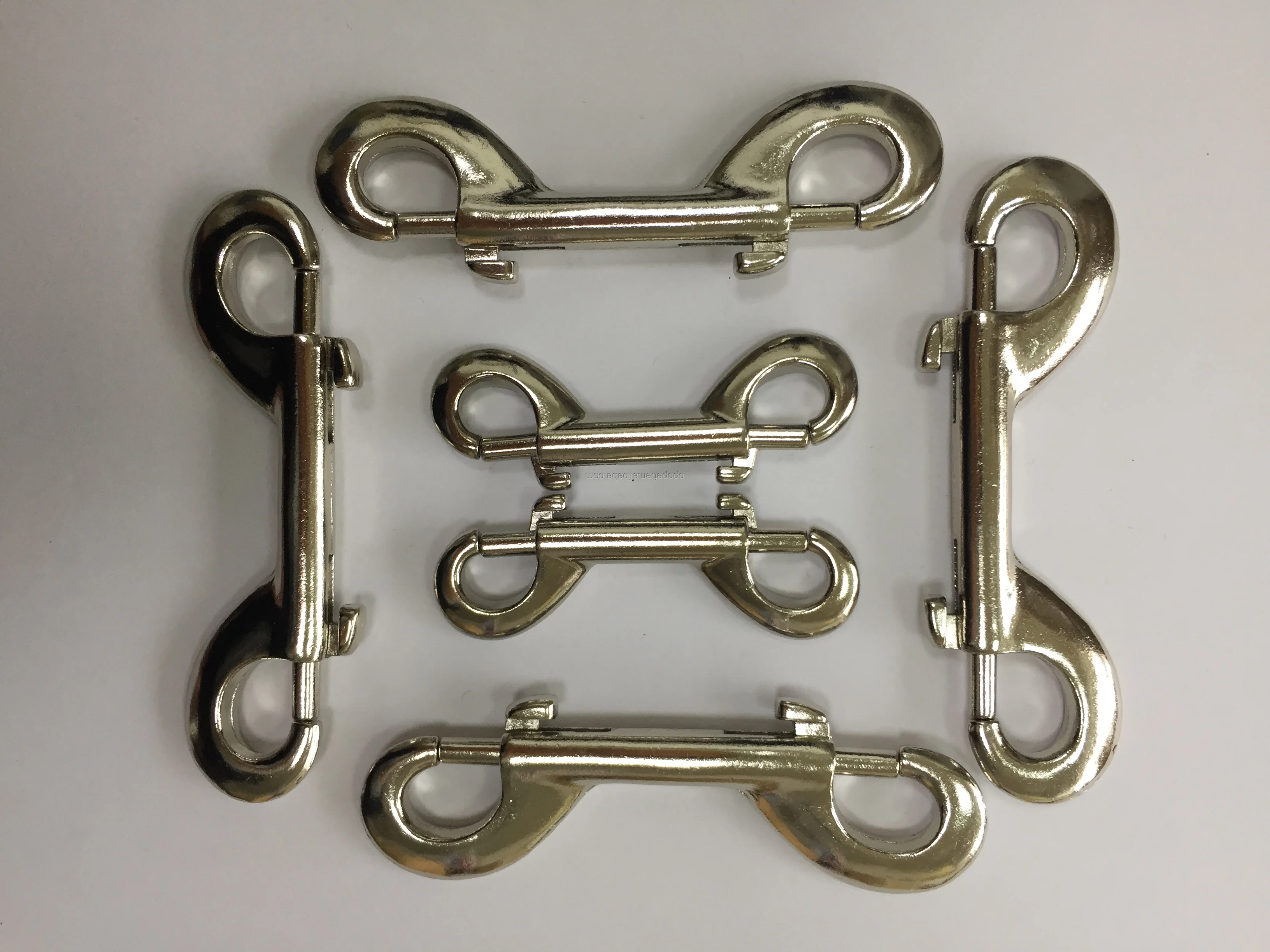 Horshi.100mm High Quality Harness Swivel Bolt Snap Double Eye Double ...
