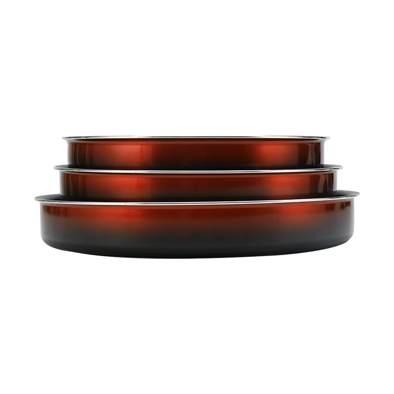 Round Pan Bakeware Nonstick Granite Coating Aluminum Nonstick Round ...