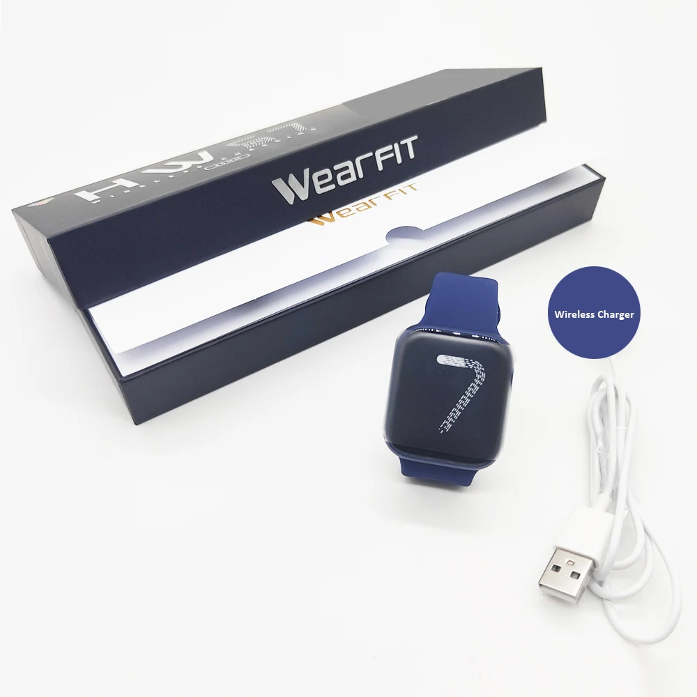 Hw57 Pro Nfc Smart Watch Wearfit Pro App Ip68 Waterproof Heart Rate ...