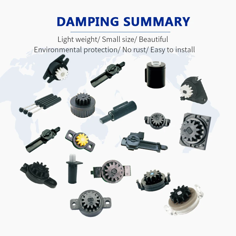 HCL-21 High Precision Customized Rotary Damper Plastic Gear Plastic ...