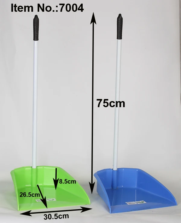 Long Metal Stick Plastic Dust Pan For Indoor And Outdoor Use,Strong And ...