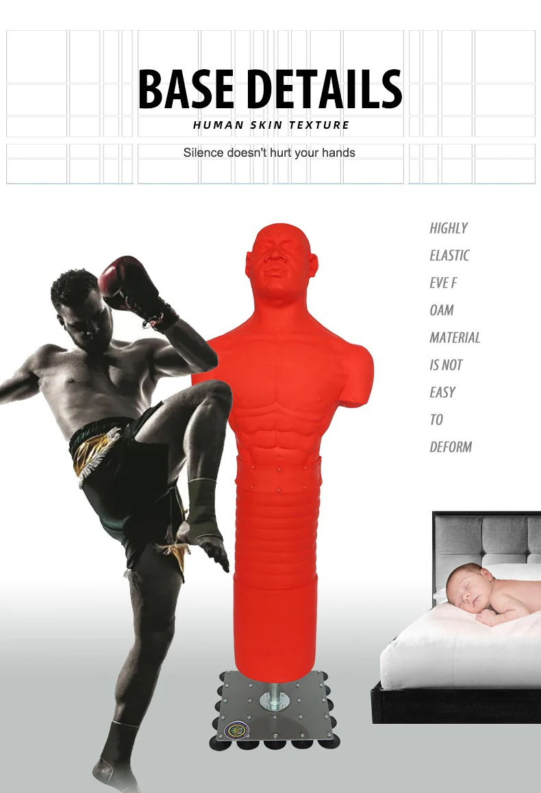 Silicone Dummy Household Tumbler Humanoid Boxing Sandbag Vent Sandbag ...