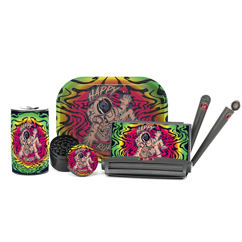 Rolling Trays Set Box Metal Grinder And Rolling Tray Smoking Kit - Buy ...