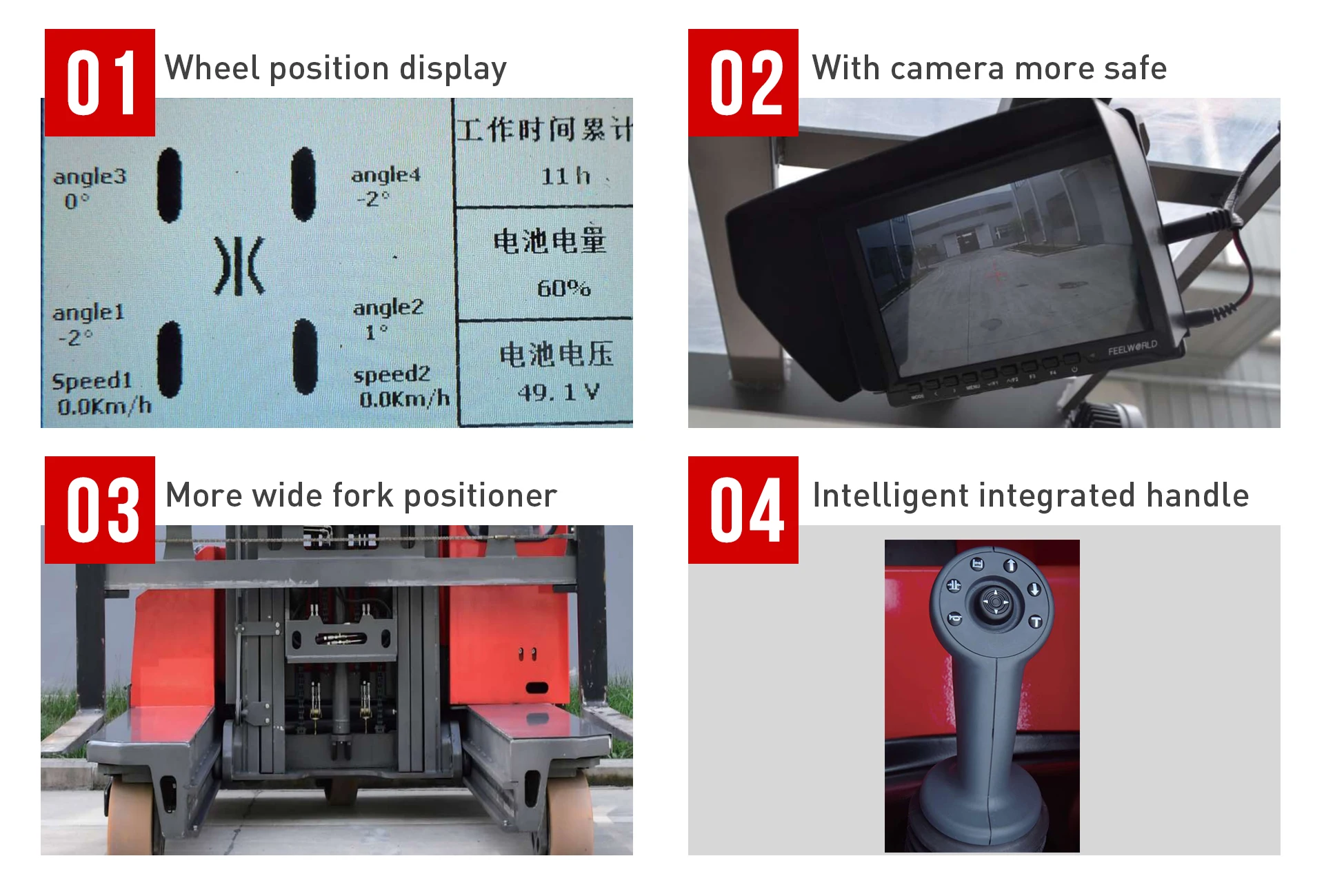 Factory Multi-directional Forklift Reach Truck Stacker 3.5 Ton Full Way ...