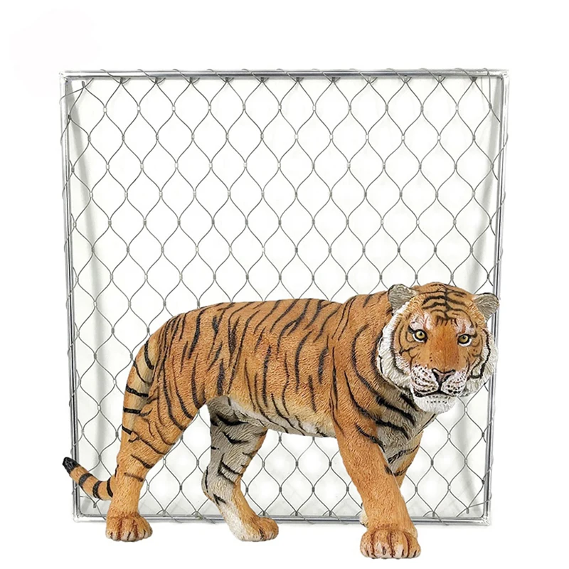 304 316 Stainless Steel Rope Mesh Flexible 7 X 7 Ss Zoo Aviary Mesh ...