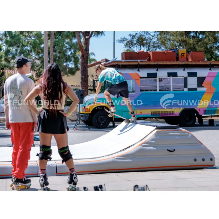 Funworldsport Inflatable Skateboard Ramps - Customized Sizes