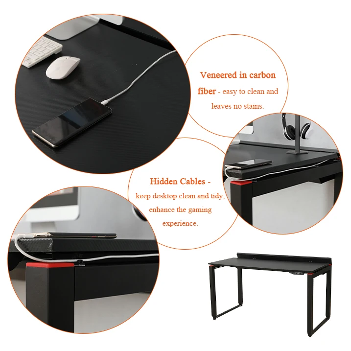 Ada Electric Height Adjustable Gaming Desk Single Motor Electric Sit to ...