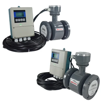 Electromagnetic Flowmeter Remote Type With Lcd Display Factory Price High Quality Stainless ...