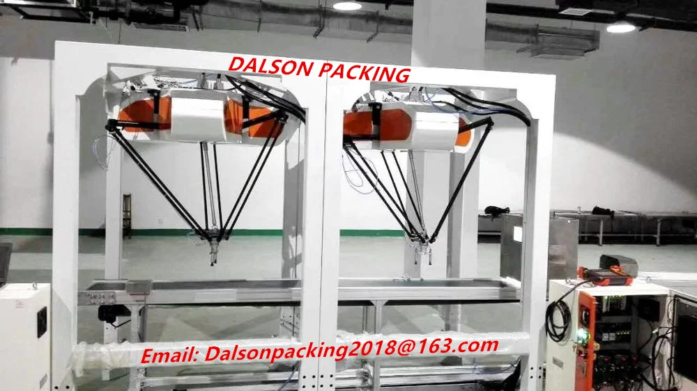 Small Bags Delta Robot Spider Hand Sachet Pouches Carton Packer Packing ...