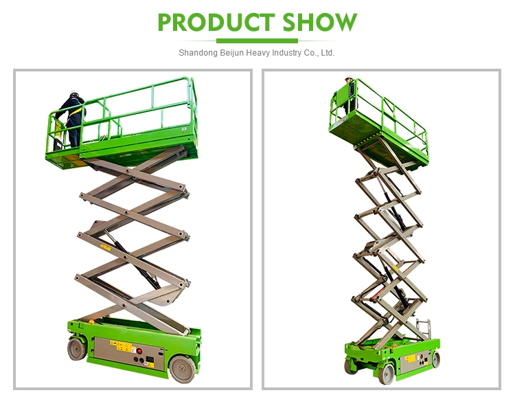 Emergency Lowering System Mobile Electric 5m 6m 12m 14m Scissor Lift ...