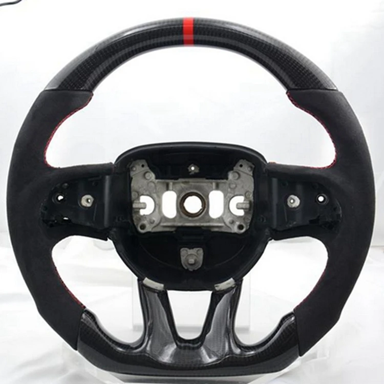 Customizable Carbon Fiber Steering Wheel for Dodge Challengers