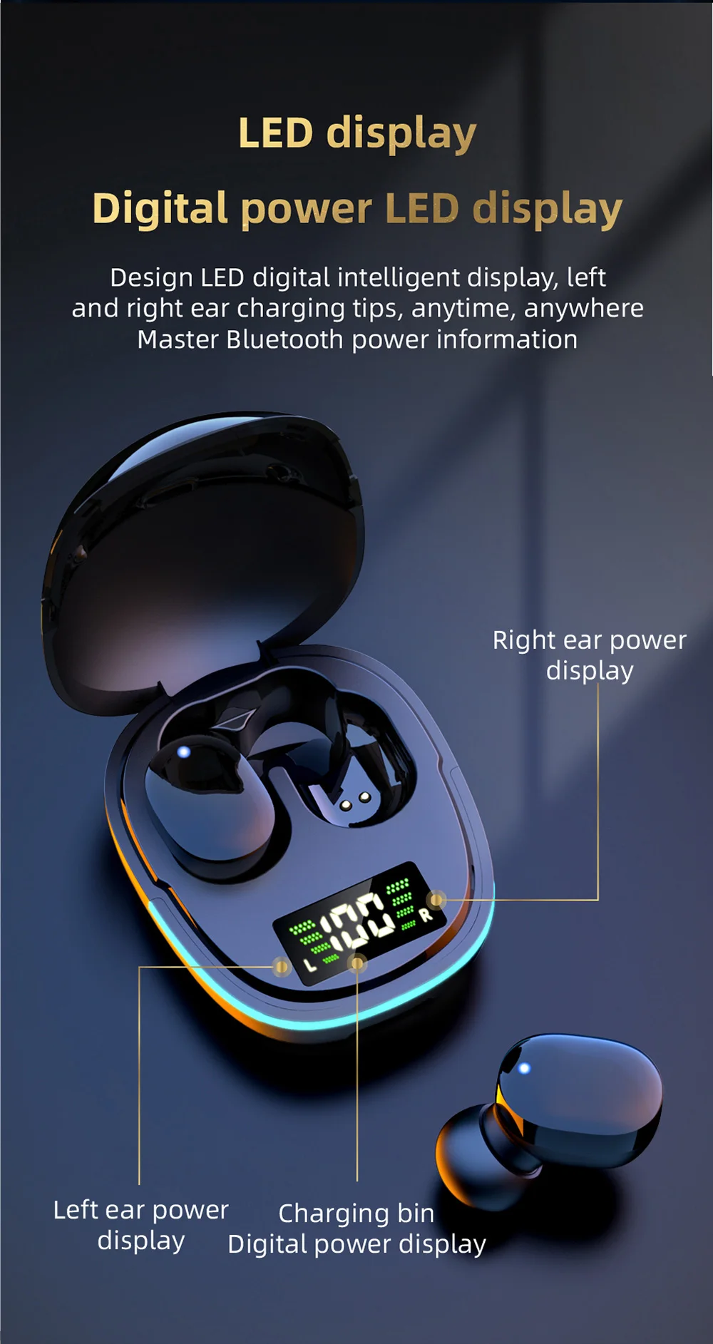 2025 G9S Wireless Earbuds TWS Earphones, Bluetooth 5.3, Noise ...
