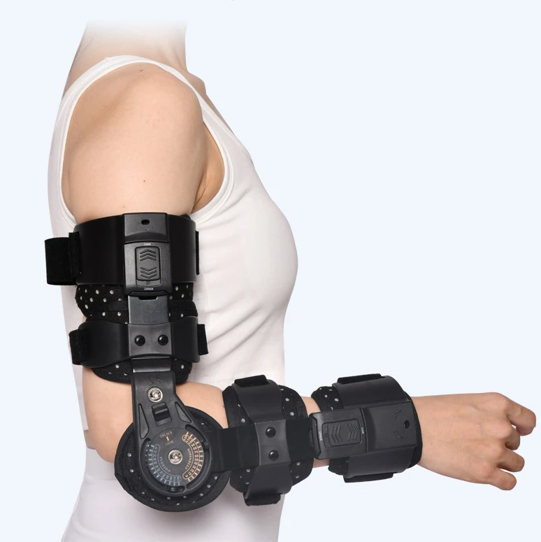 Adjustable Post Op Elbow Brace Stabilizer Splint Arm Injury Recovery ...