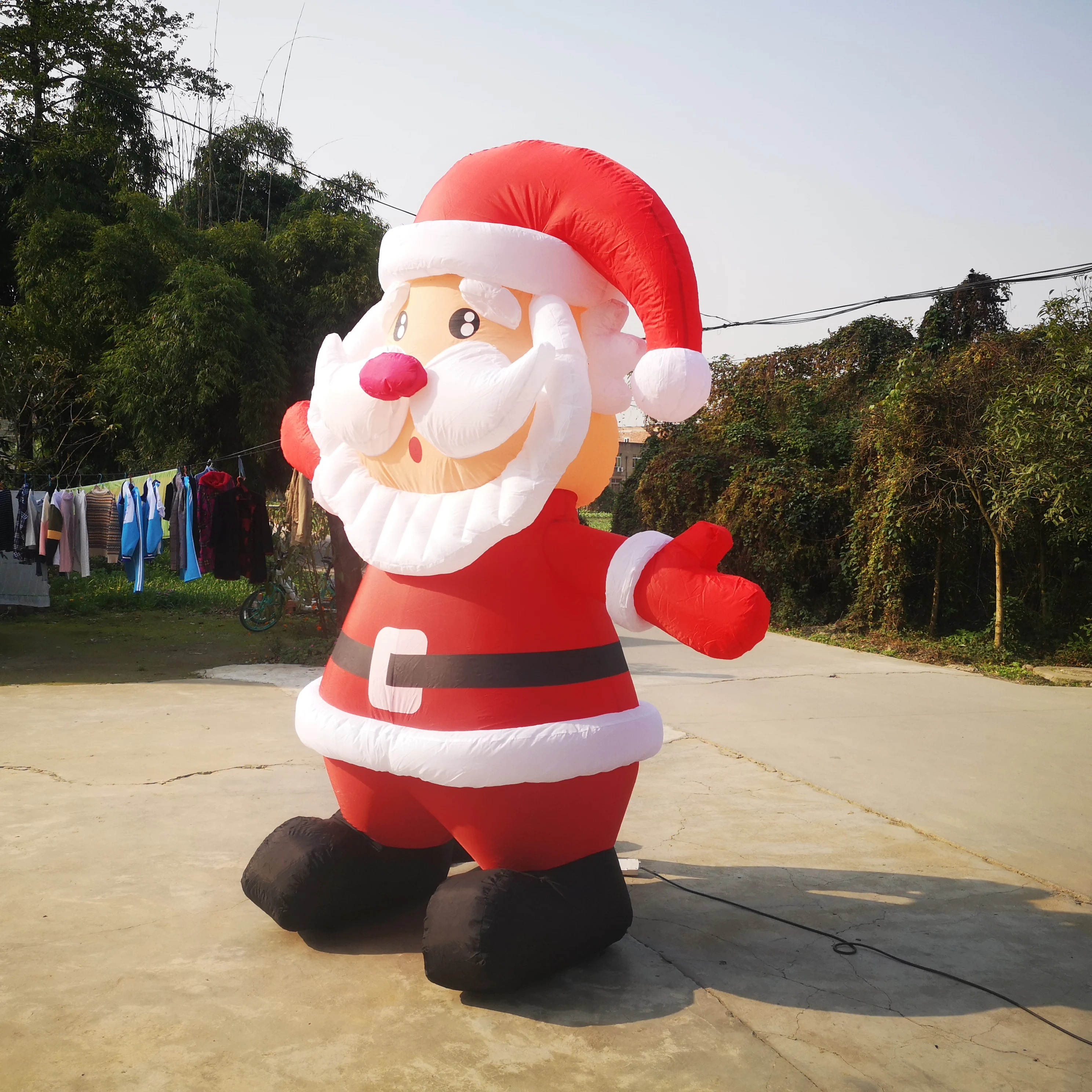 Customized Inflatable Christmas Cartoon Santa Claus - Buy Inflatable ...