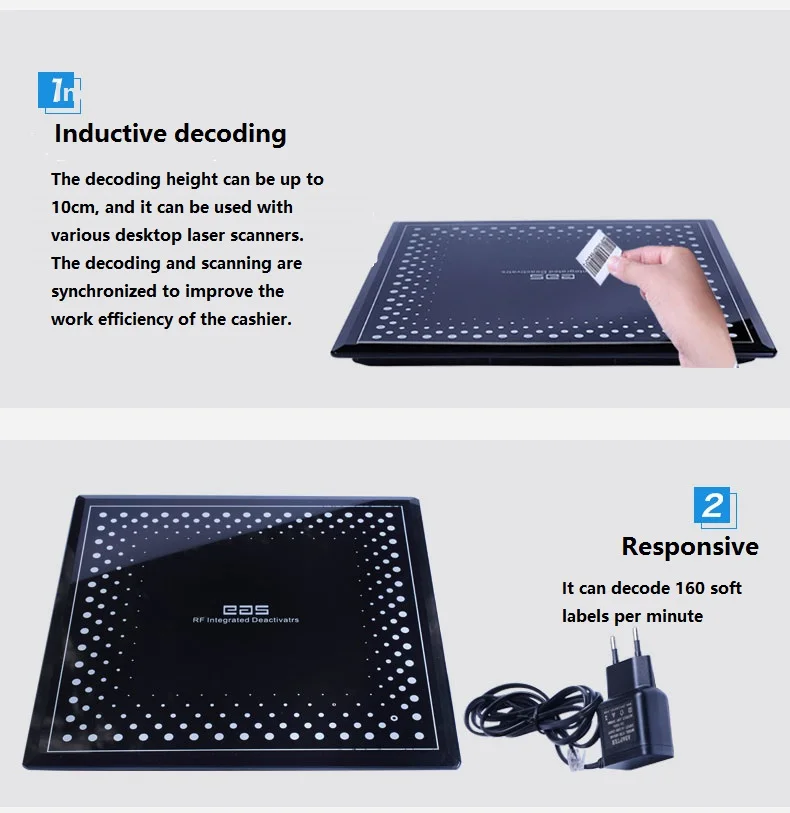 Magnetic Eas Deactivator Labels 8.2 Mhz Rf Integrated Deactivator With ...