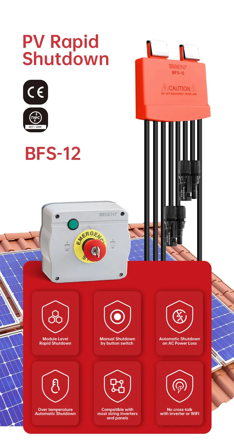 Beny Ce Approved Panel Level Firefighter Safety Switches Rapid Shutdown ...