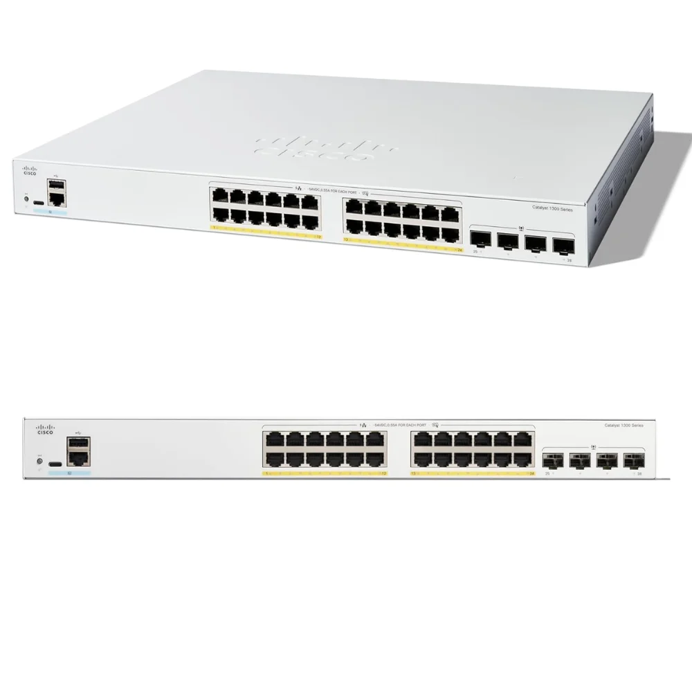 Cisco Catalyst C1300-24XS Managed Switch - 24 SFP Ports