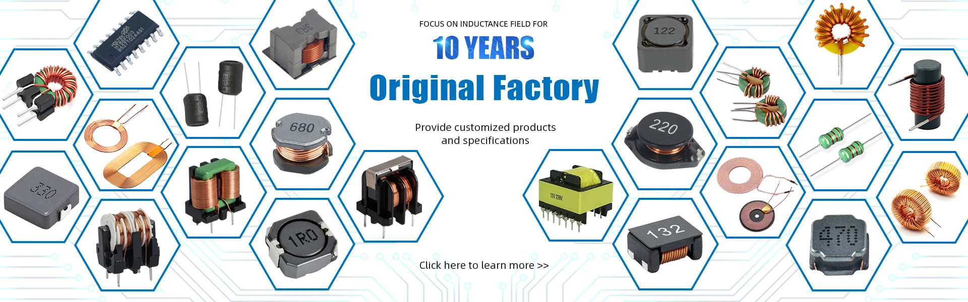 I-shaped Inductance H Type Unshielded Inductors DR 100 Uh