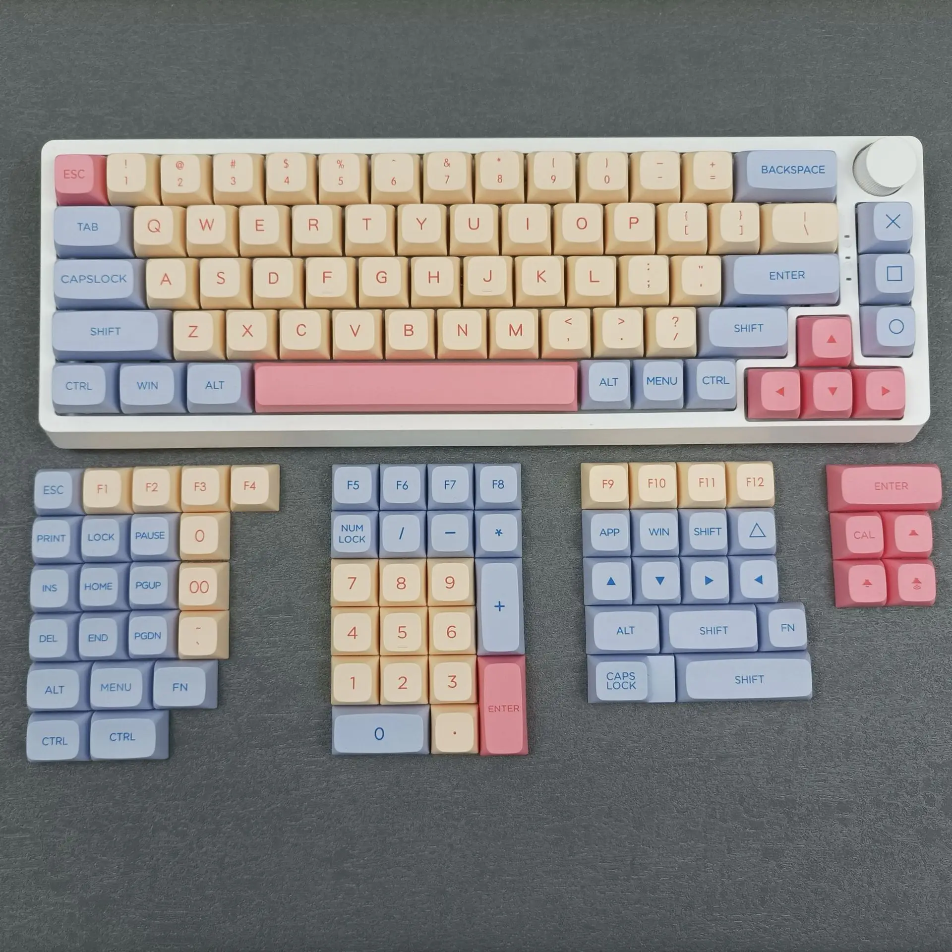 Custom Keyboard Keycaps 132 Keys Xda Profile Pbt Mechanical Keyboard ...