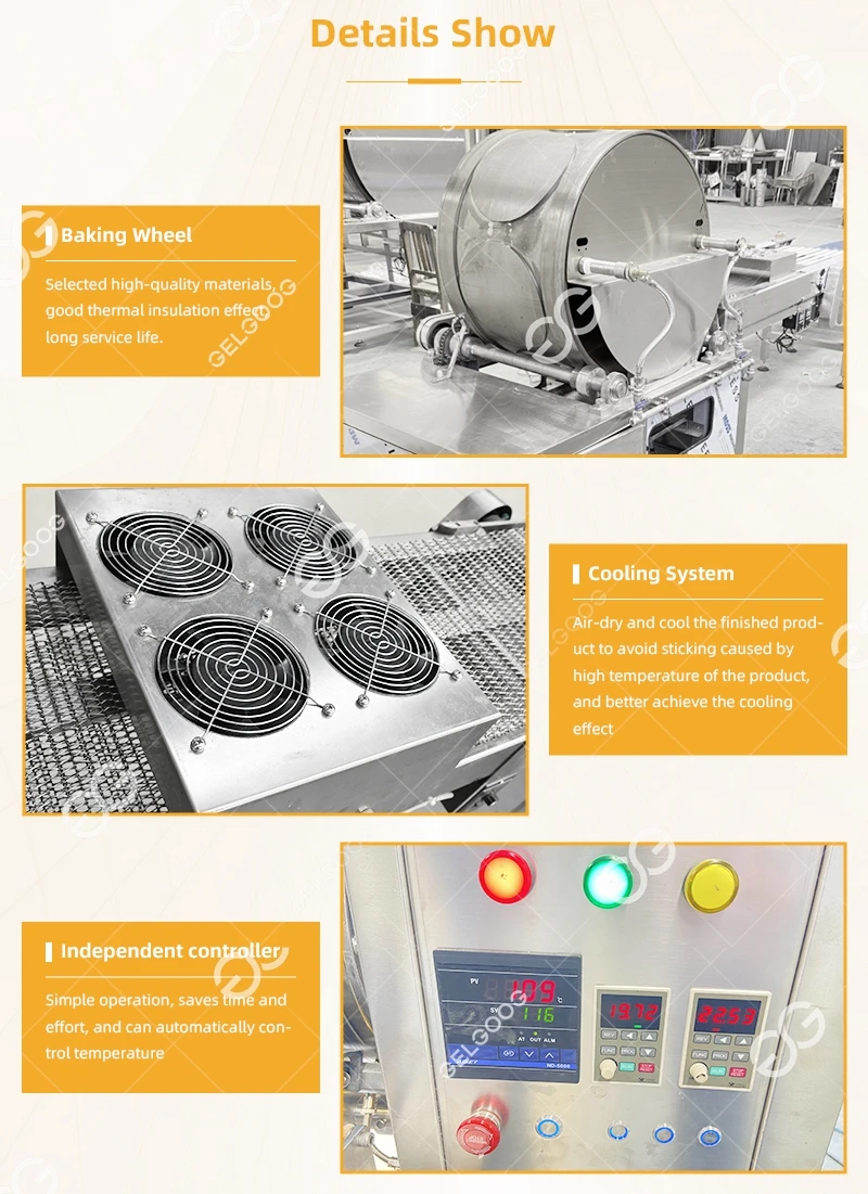 Commercial Electric Automatic Ethiopian Lumpia Wrapper Maker Spring ...