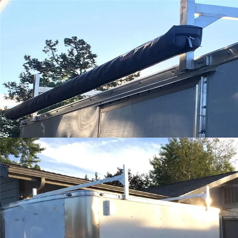 Starryheart Car Ladder Racks Adjustable Aluminum Trailer Enclosed ...