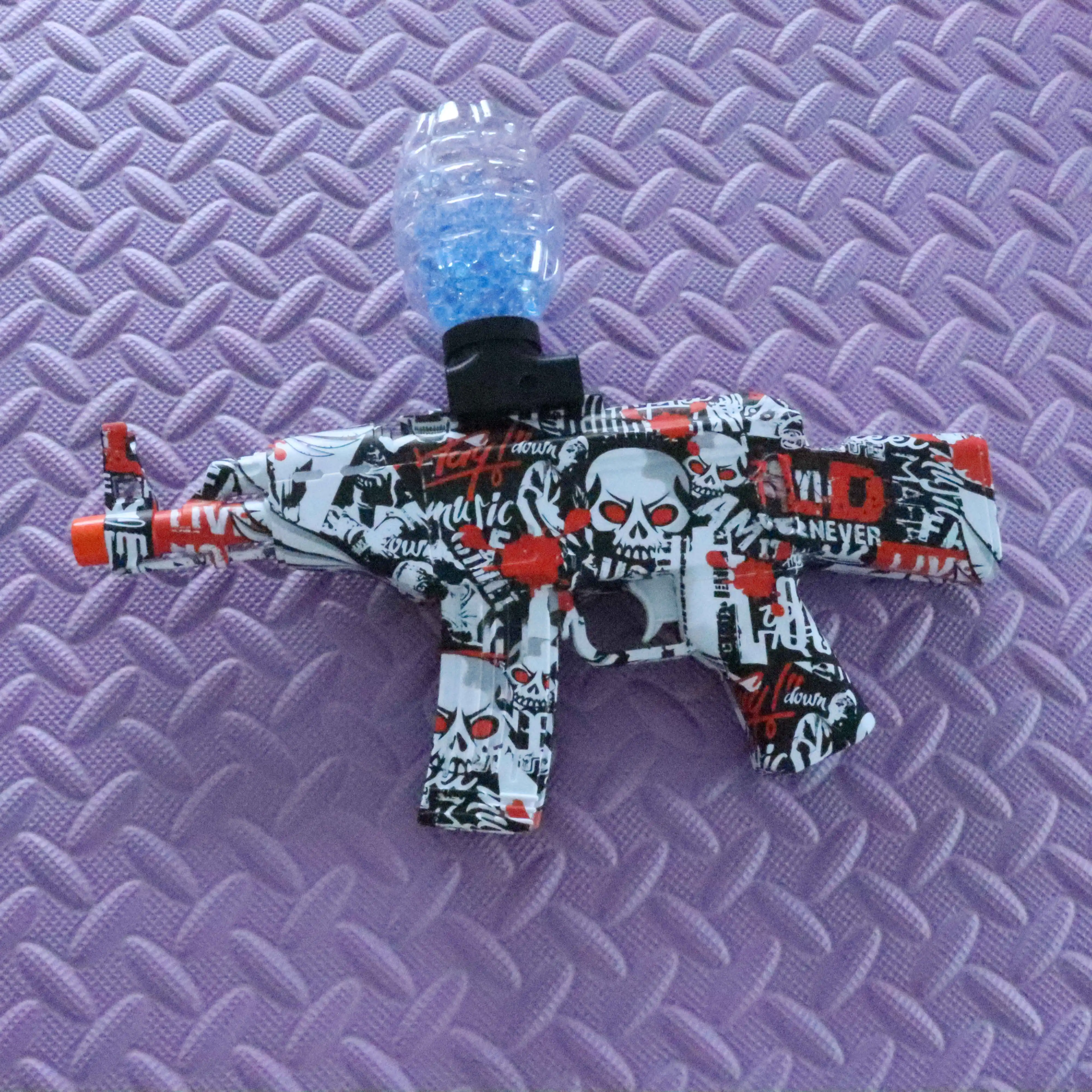 Electric Gelatin Blaster Toy Gun-mp5 Air- Driving Water-absorbing Resin ...