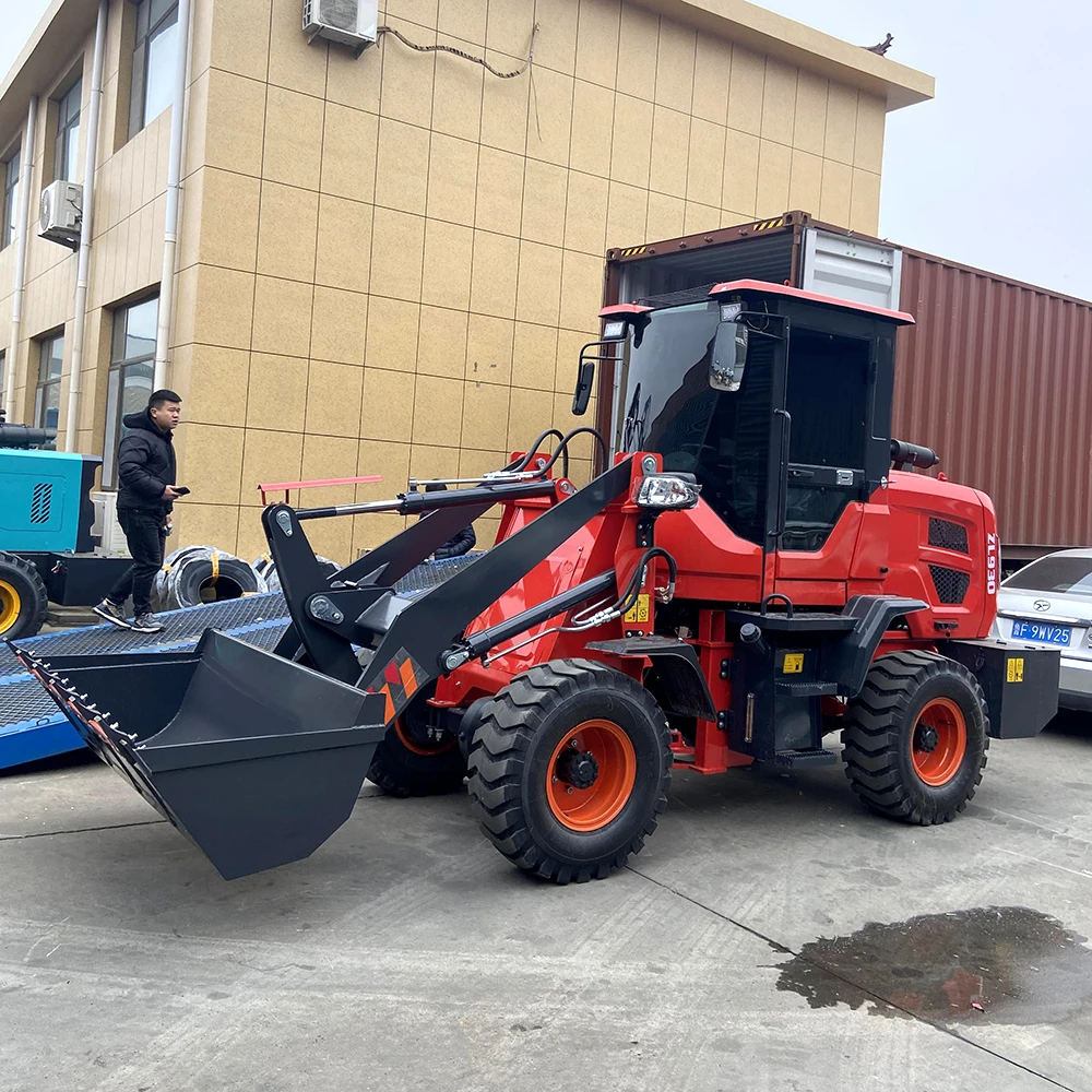 2 Ton Wheel Loader Front End Loader With Various Attachments - Buy 1 ...