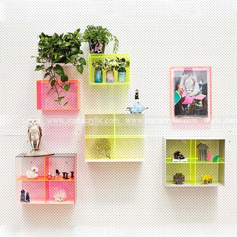 Moon Acrylic Wall Shelf Modern Acrylic Wall Shelf Perspex Shelf Wall ...