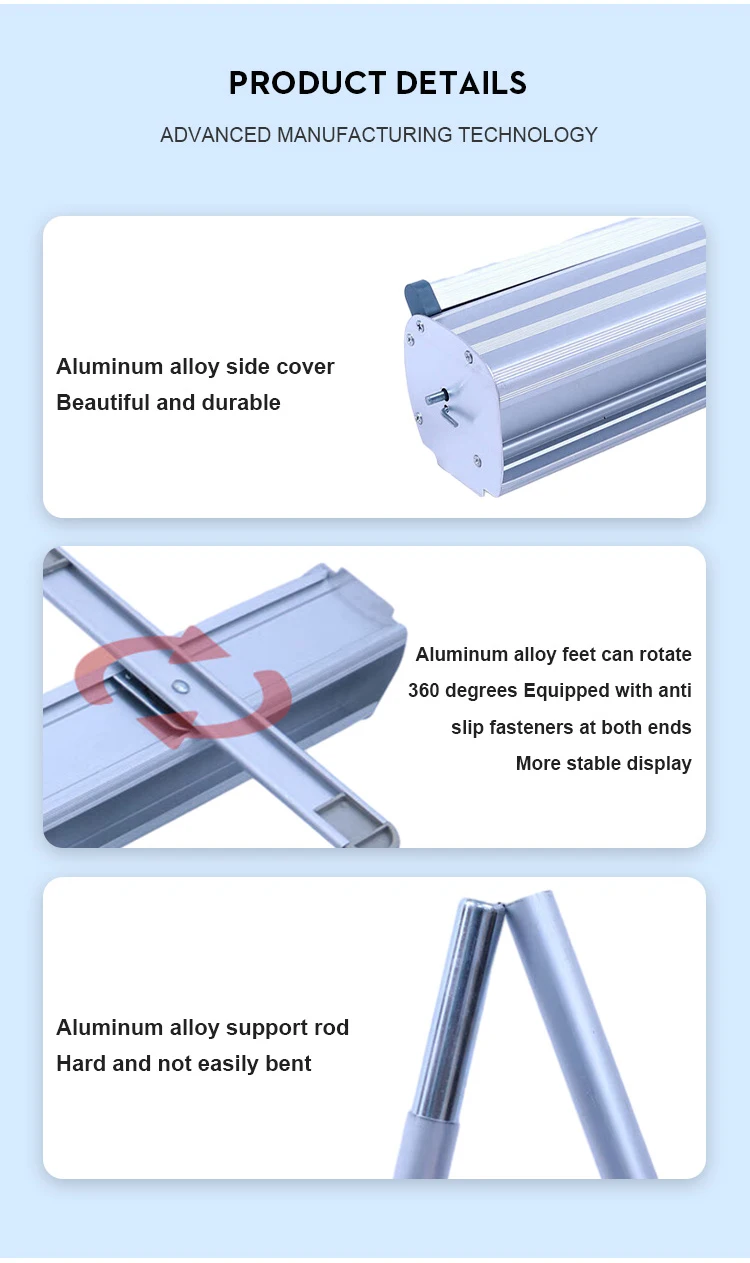 Pull Up Backdrop Advertising Roll Up Banner Promotional Flags & Banners ...