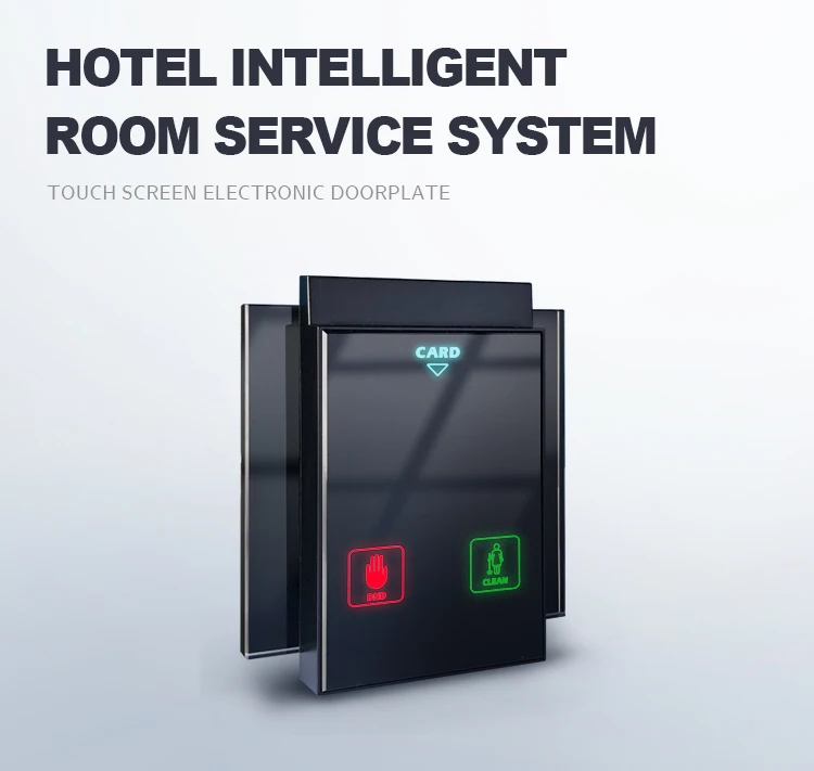 Smart Hotel Doorplate Touch Doorbell Switch Integrated Hotel Energy ...