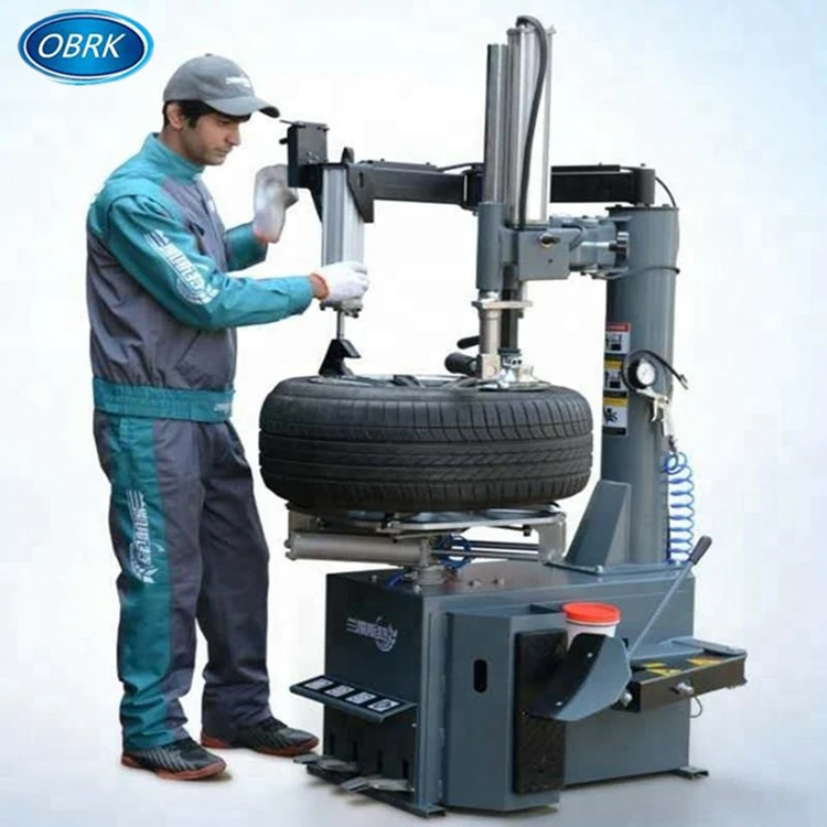 Double Wheel Arm Semi-automatic Tire Changer Machine Tire Dismantling ...
