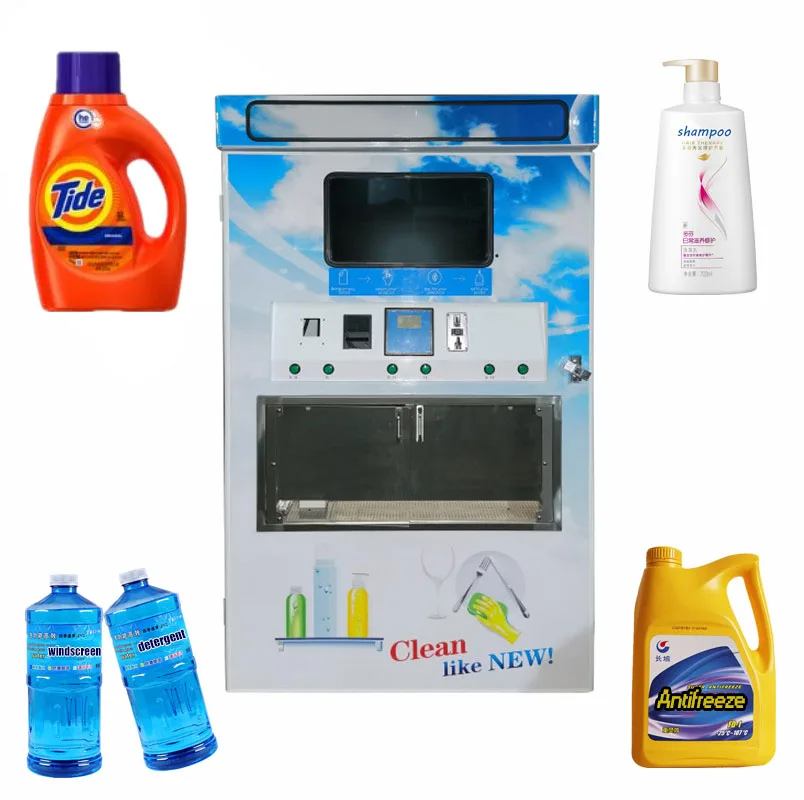 Laundry Cleaning Washing Liquid Vending Machine 210L