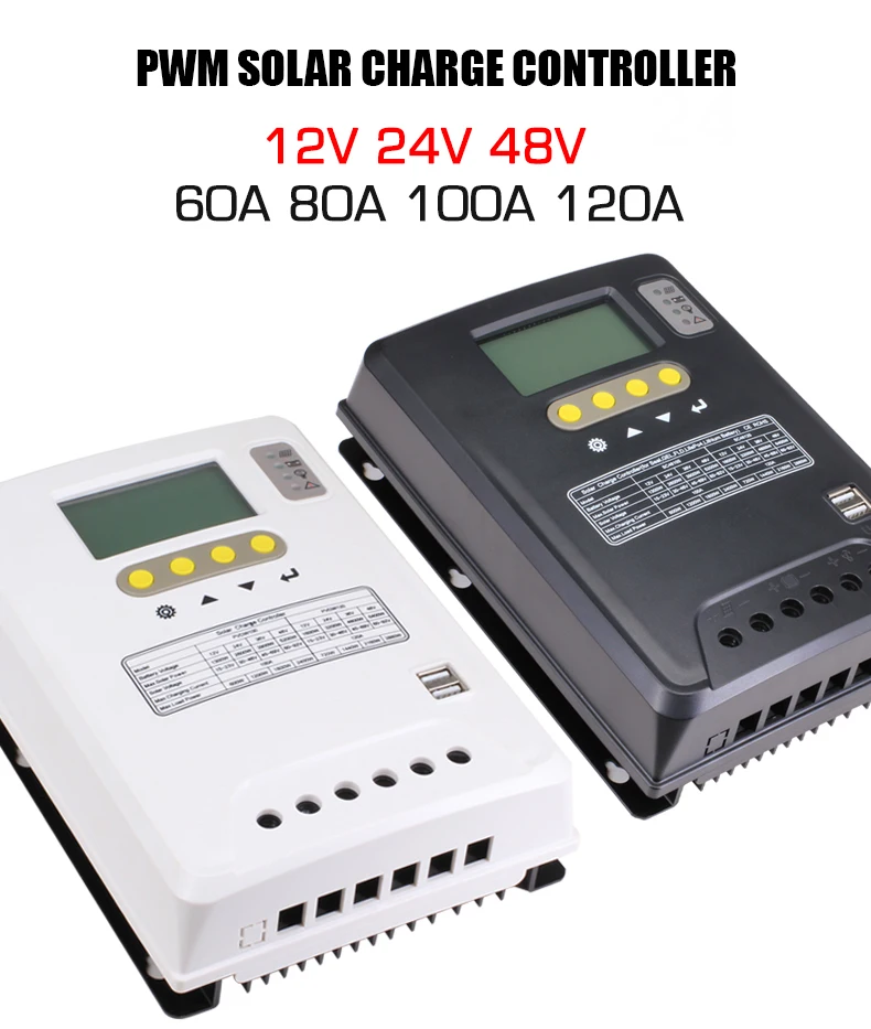 60a Mppt Pwm Solar Charge Controller 12v 24v 36v 48v - Buy Mppt Charge ...