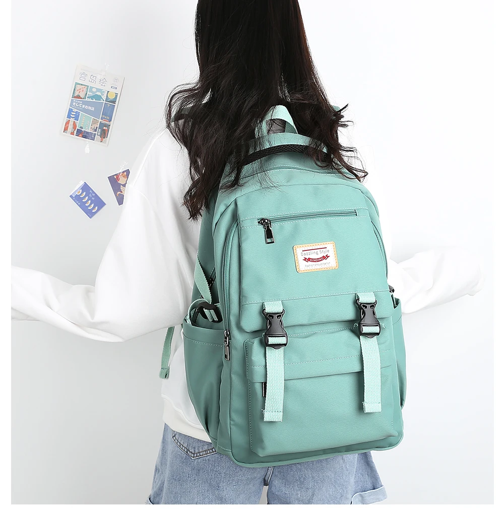 New Design Backpack 2022 Young Candy Color Waterproof School Bags For ...