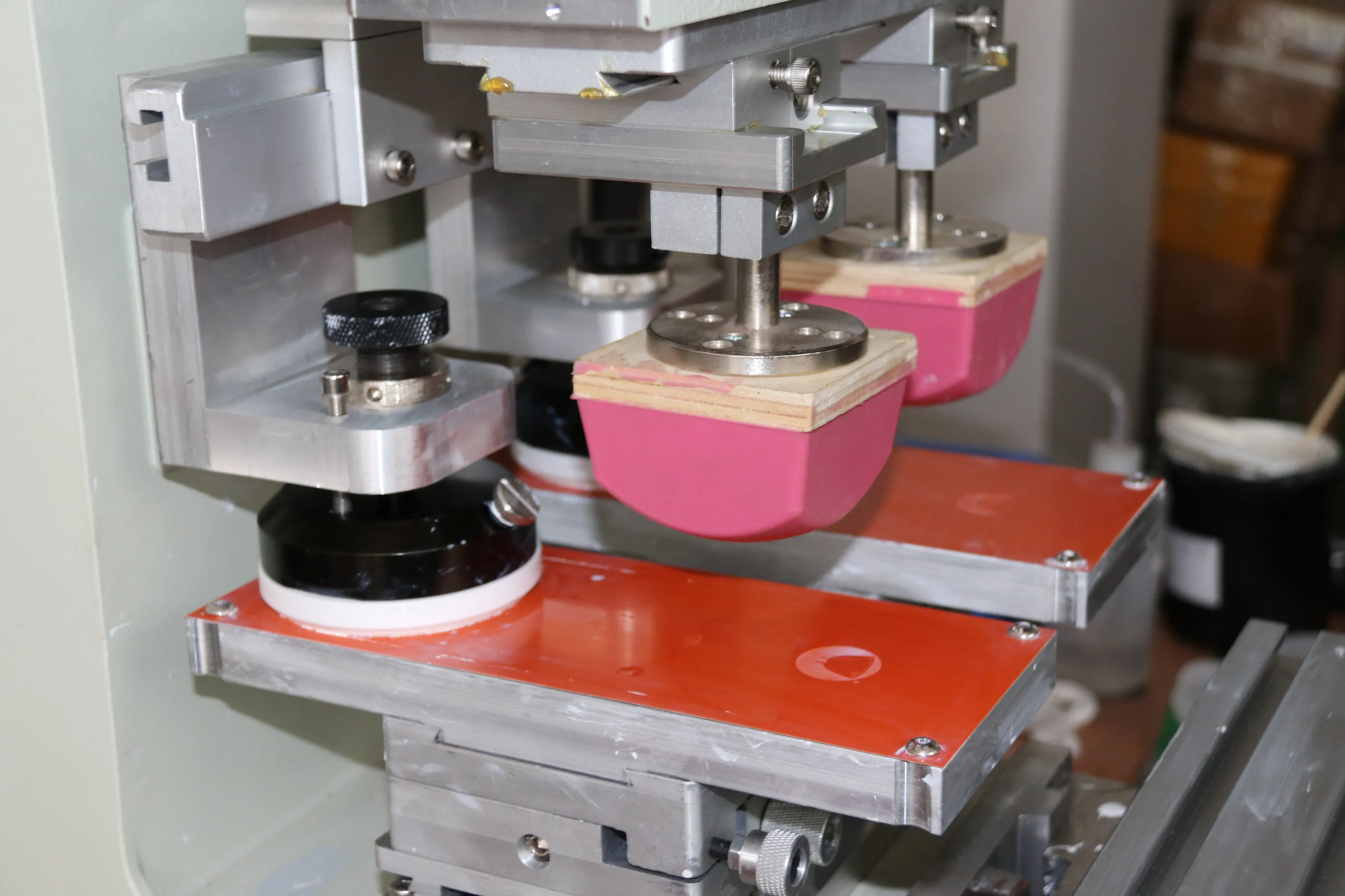 2 Color Digital Pneumatic Tampoprint Ink Tray Pad Printer