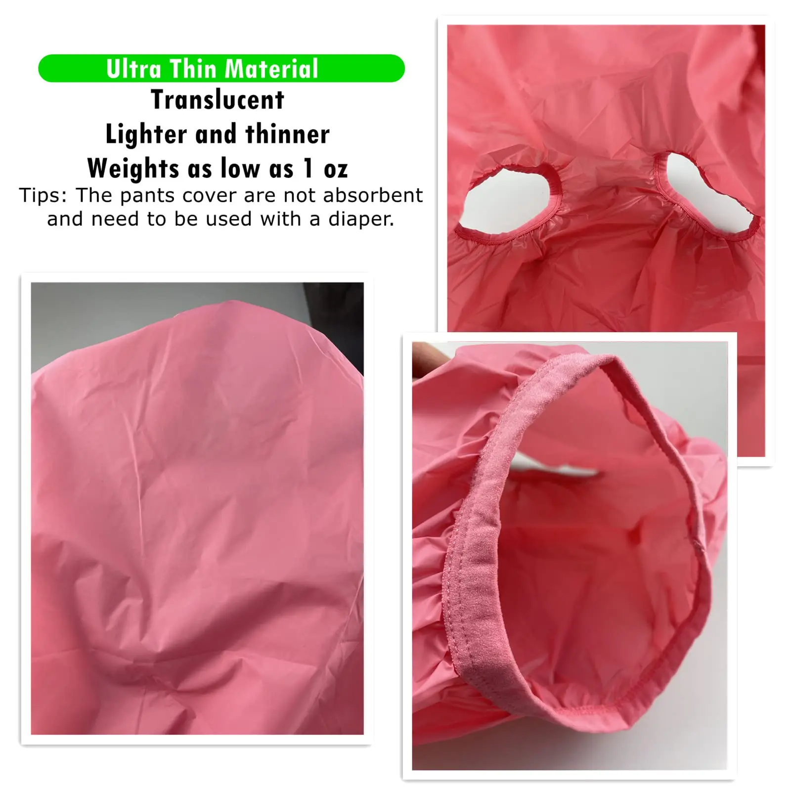 Washable Reusable Adult Diaper Covers - Leakproof & Comfortable