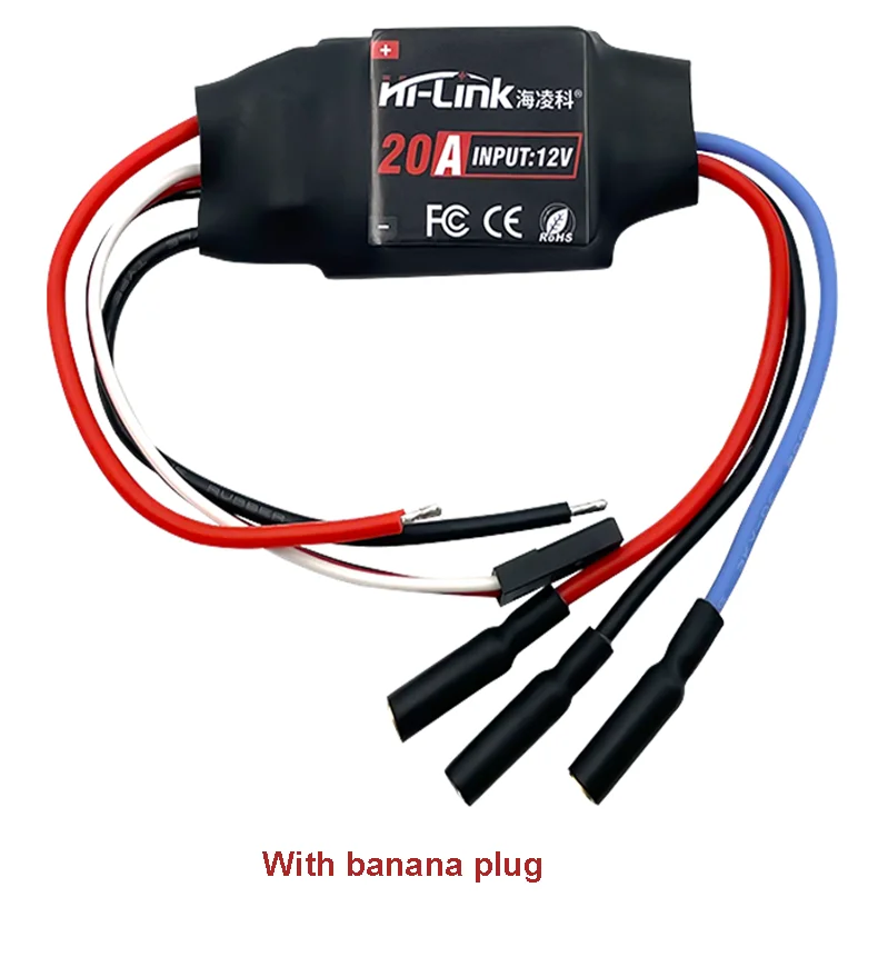Hi-link New Brushless Esc 20a Motor Model Brushless Electronic Motor ...
