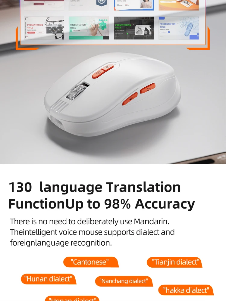 Ai Mouse with Voice Typing Ergonomic Wireless bluetooth Computer Magic ...