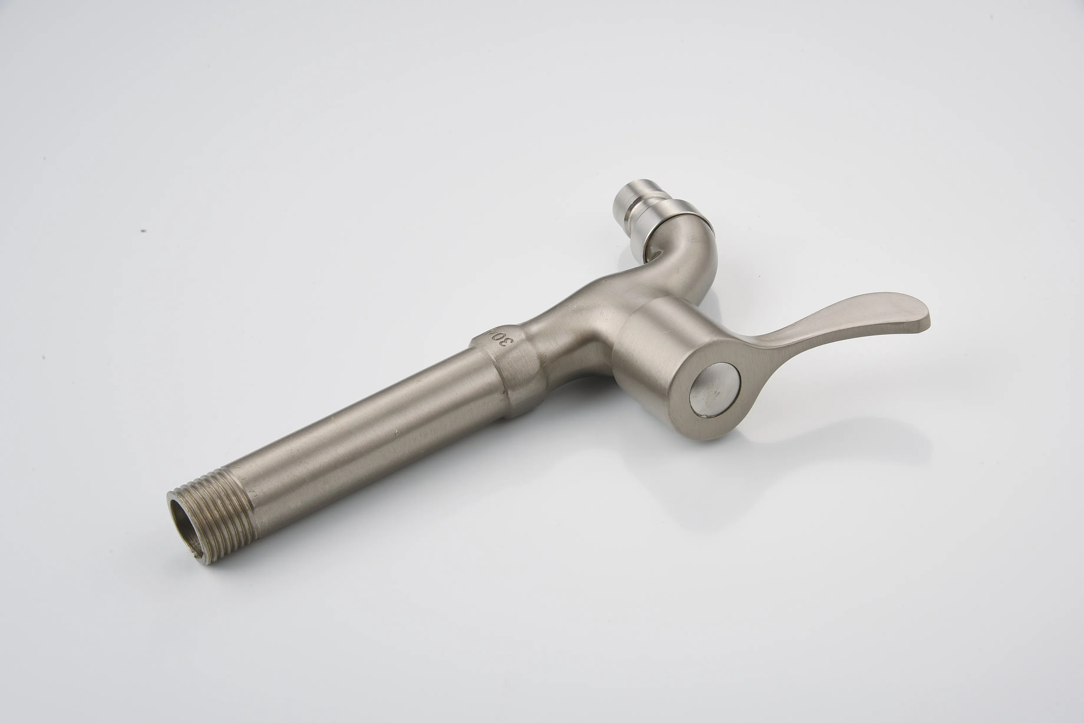 Stainless Steel Wall Mount Washing Machine Taps Single Handle Bathroom ...