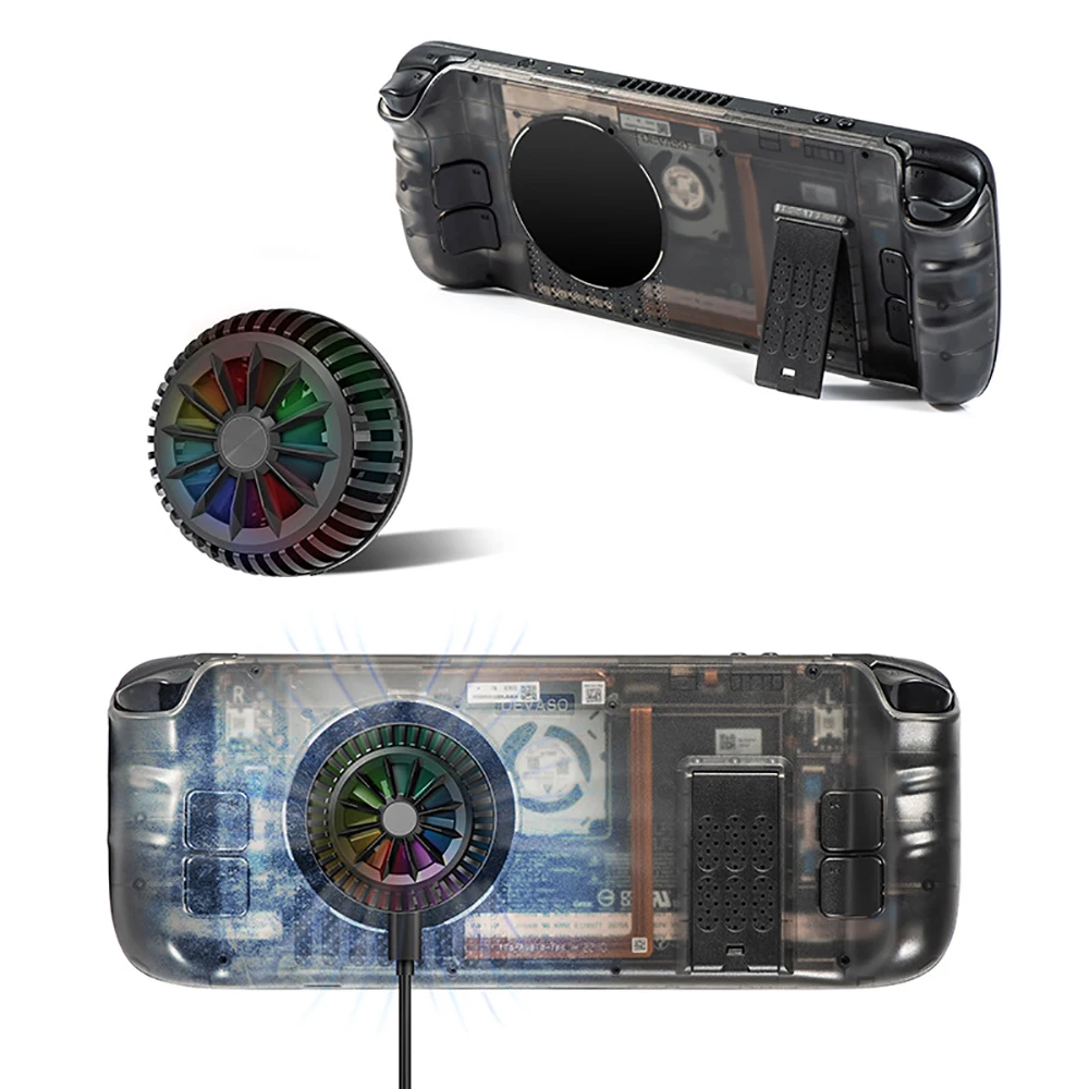 Semiconductor Cooler Portable Radiator Cooling Fan For Steam Deck ...