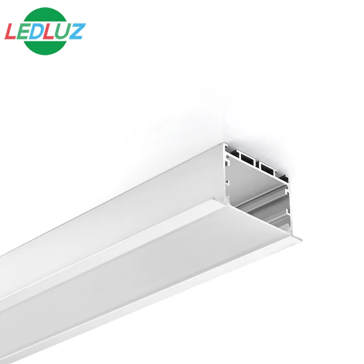 65*35mm Aluminum Led Profile With Flange Extrusion Aluminum Profile ...